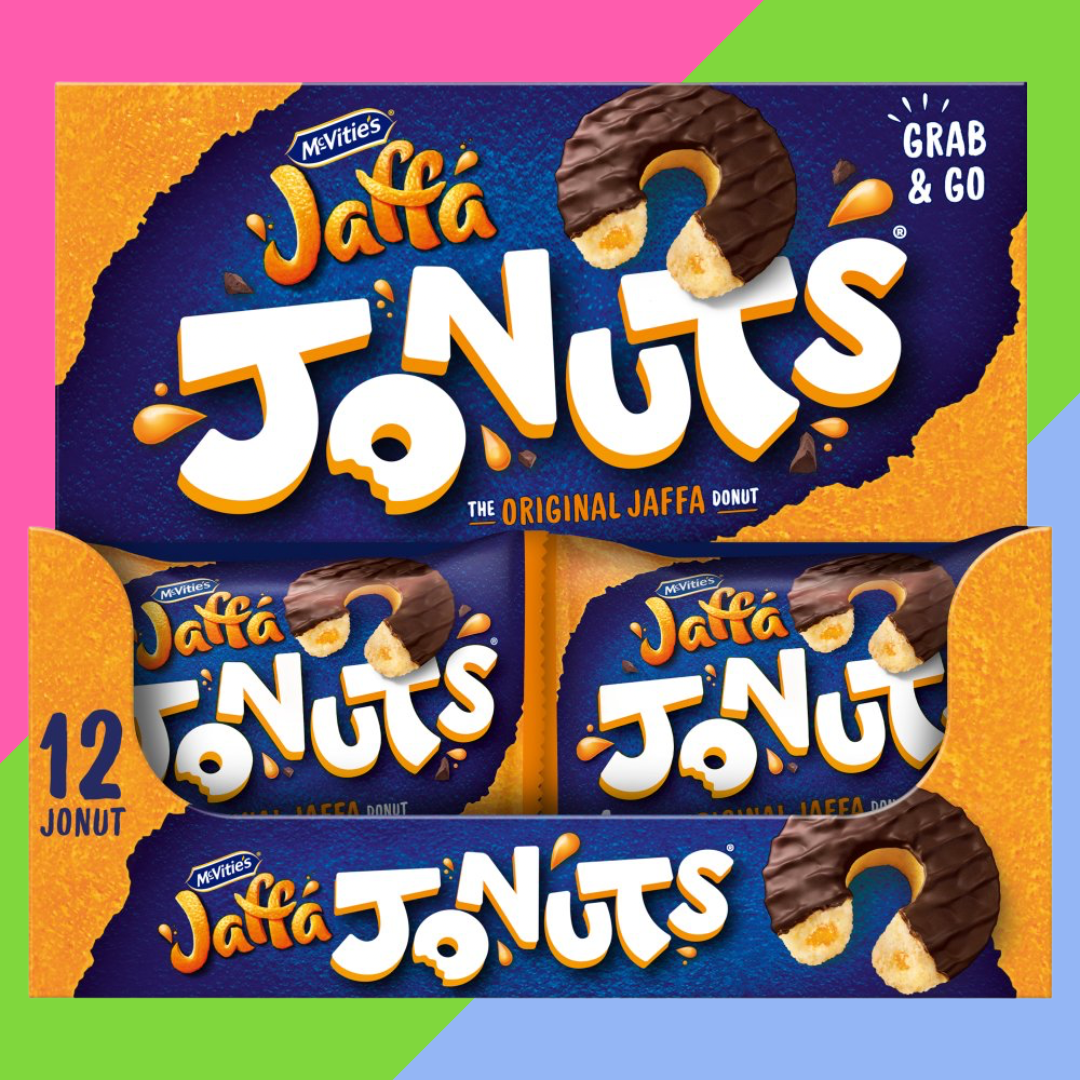 McVitie's Jaffa Cakes Jaffa Jonuts 12x43g Single Serve Pack – Gaffneys ...