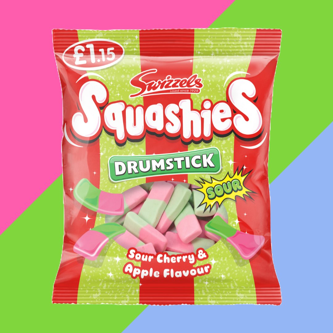 Wholesale Swizzels Drumstick Squashies Sour Cherry & Apple Flavour Bag ...
